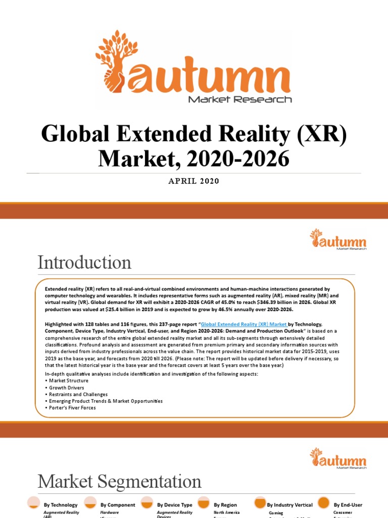 Global Extended Reality .9491869.powerpoint | PDF | Augmented Reality ...