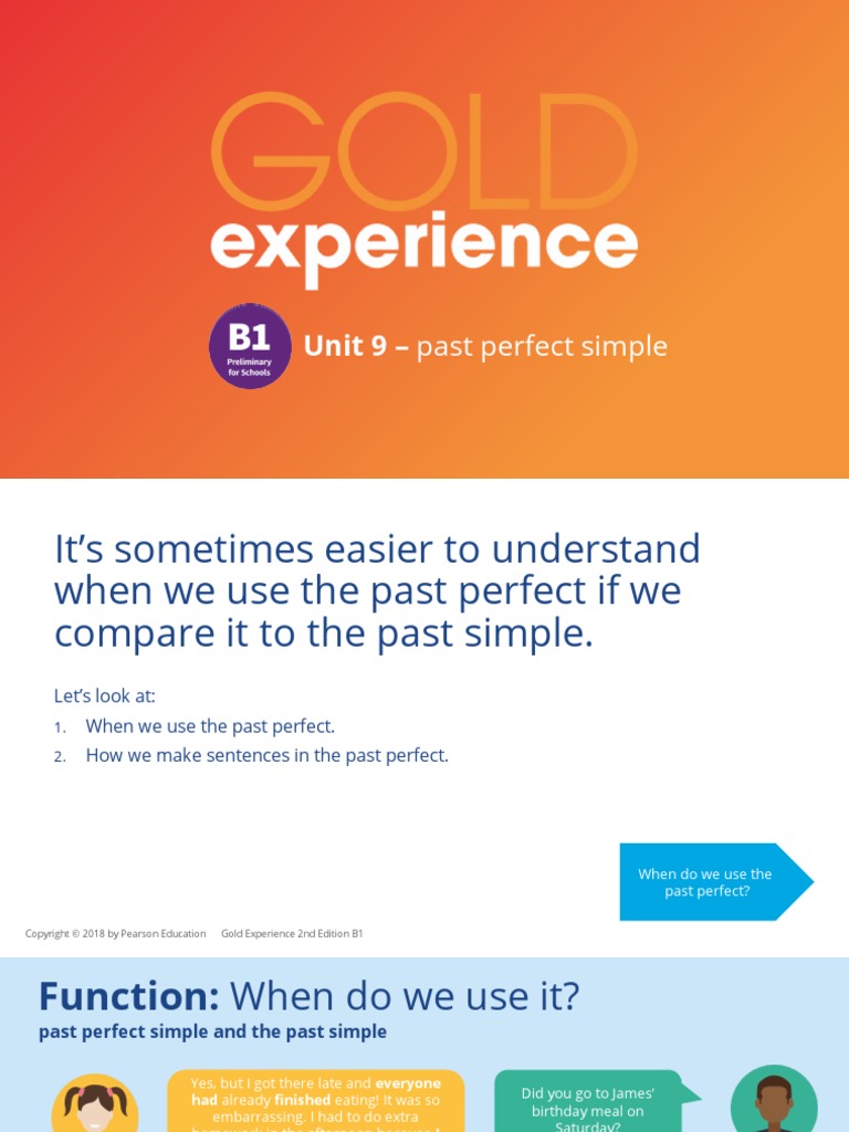 Gold Exp Grammar PPT B1 U9 | PDF | Linguistic Morphology | Syntax