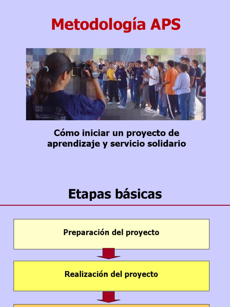 Guía de Proyectos APS Educativos | PDF | Evaluación | Planificación