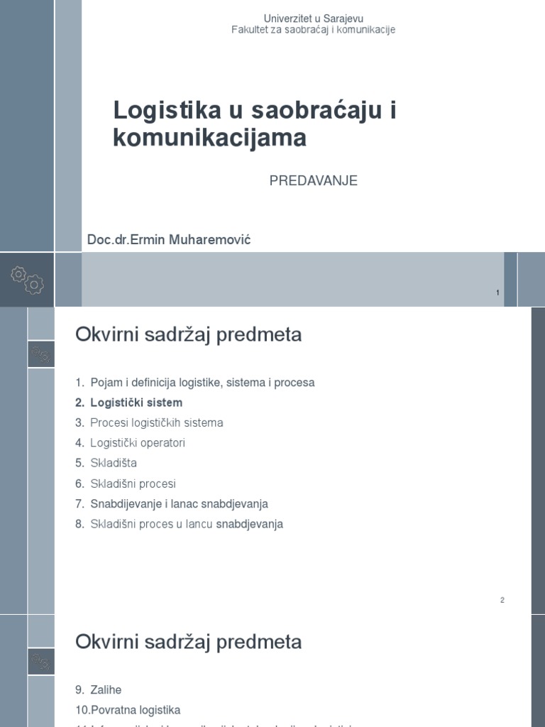 Predavanje 2 | PDF