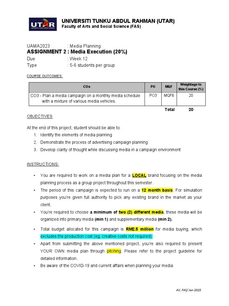Assignment No 2 | PDF | Target Audience | Advertising
