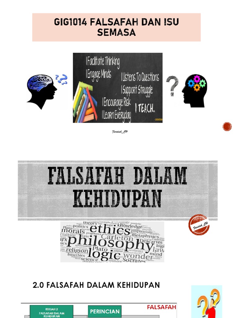 Falsafah DLM Kehidupan (BOJ) PDF | PDF