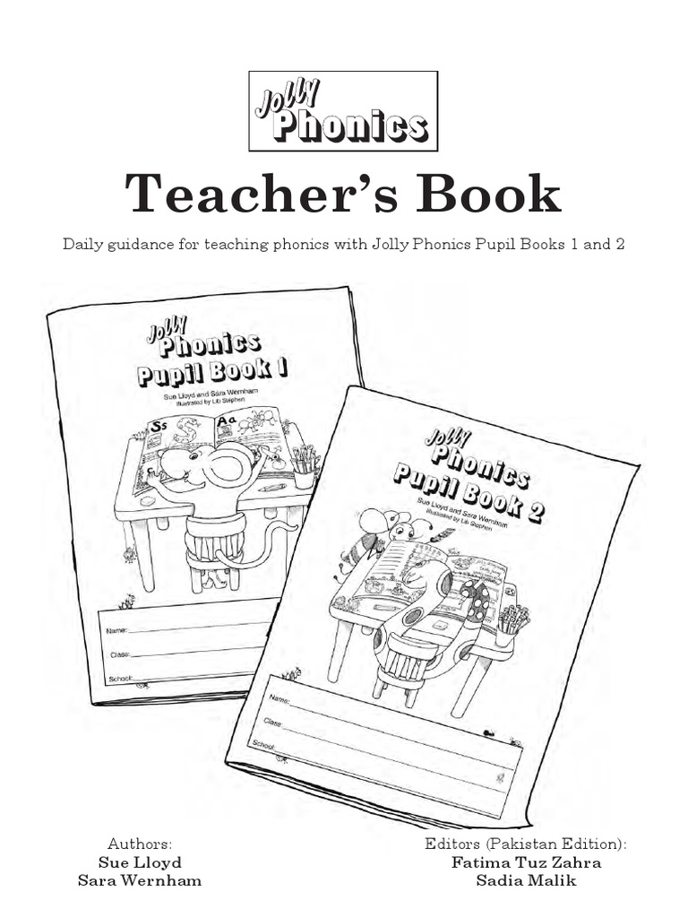 Phonics Teacher's Book Black and White - JL271 - BE Prec - Pakistan ...