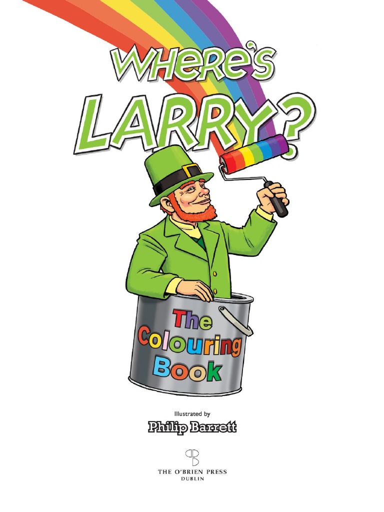 Where's Larry Coloring Book | PDF