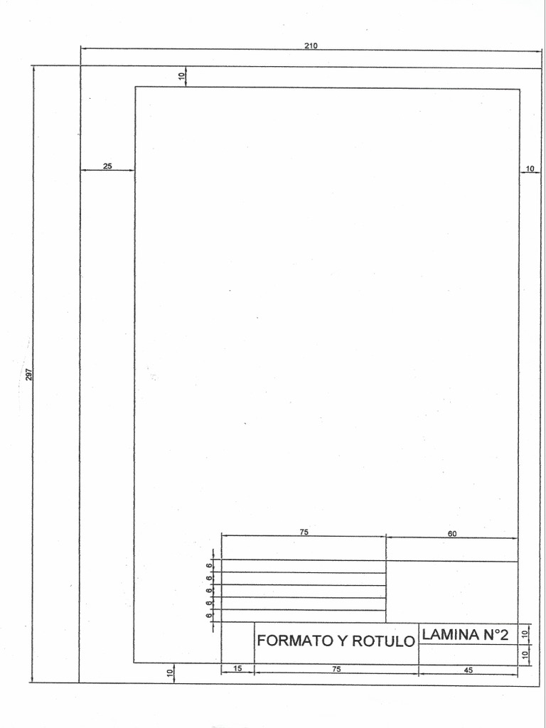 Lámina y Rótulo A4 PDF | PDF