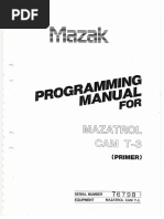 Mazak Programming | PDF