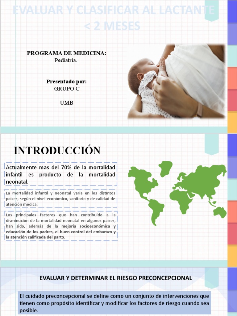 Evaluar y Clasificar Al Lactante Menor de 2 Meses | PDF | Diarrea | Parto
