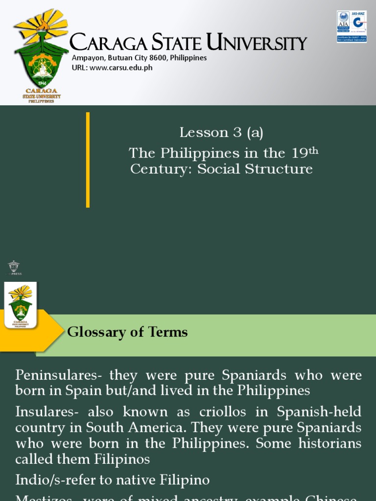 Lesson 3 (A) Social Structure in The 19th Century | PDF | Social ...