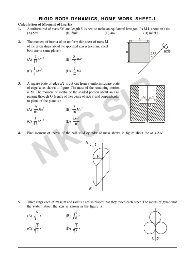 Rotation PDF | PDF | Rotation Around A Fixed Axis | Torque