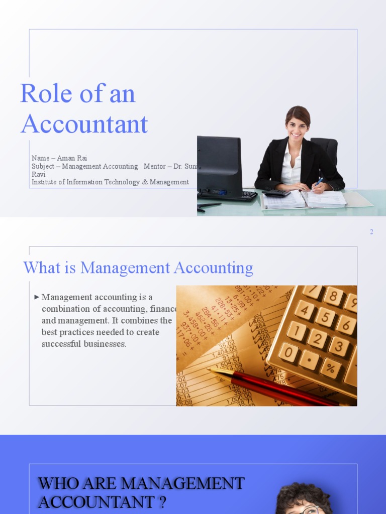 rOLES OF AN MANAGEMENT ACCOUNTANT | PDF | Career & Growth | Business