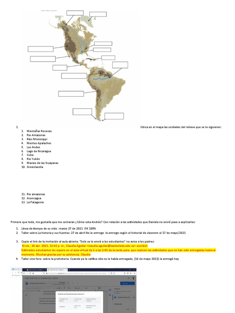 Geografia de America | PDF