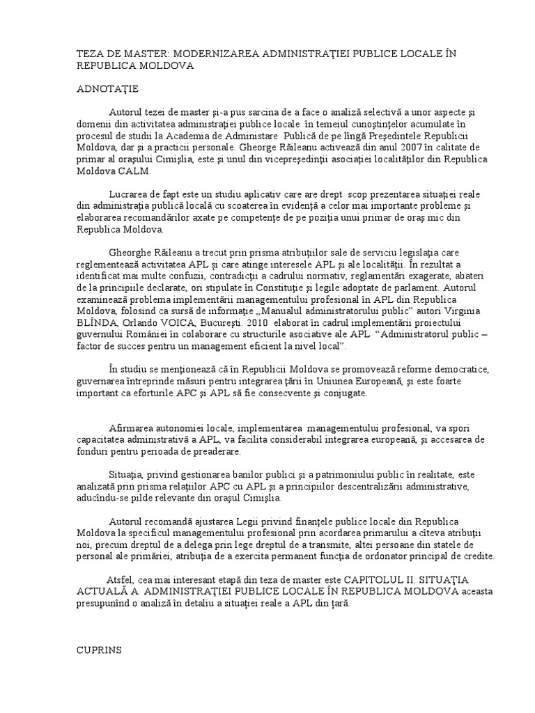 Teza de Master | PDF