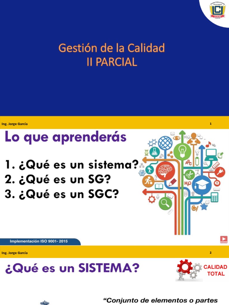 SGC - Iso 9001 2015 | PDF | Calidad (comercial) | Gestión de la calidad