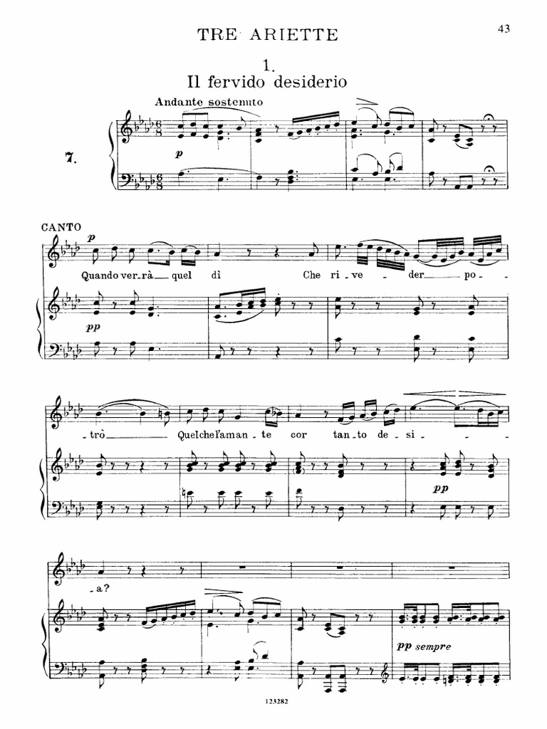 BELLINI - Il Fervido Desiderio - Sop. o Ten | PDF