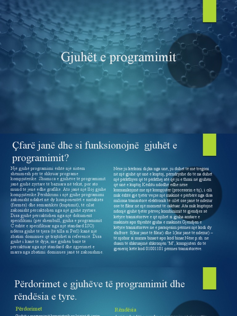 Gjuhët e Programimit | PDF