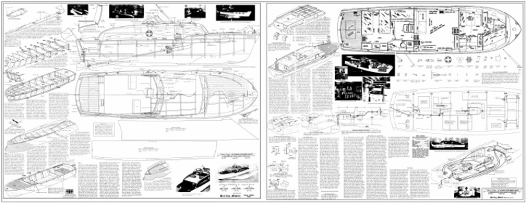 Chris Craft 50 Ft. Catalina Flying Bridge Cruiser - 31.25 in Length, by ...