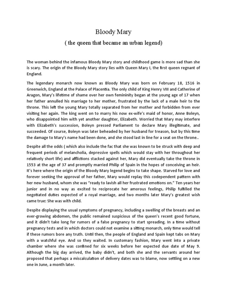 Bloody Mary | PDF | Anne Boleyn