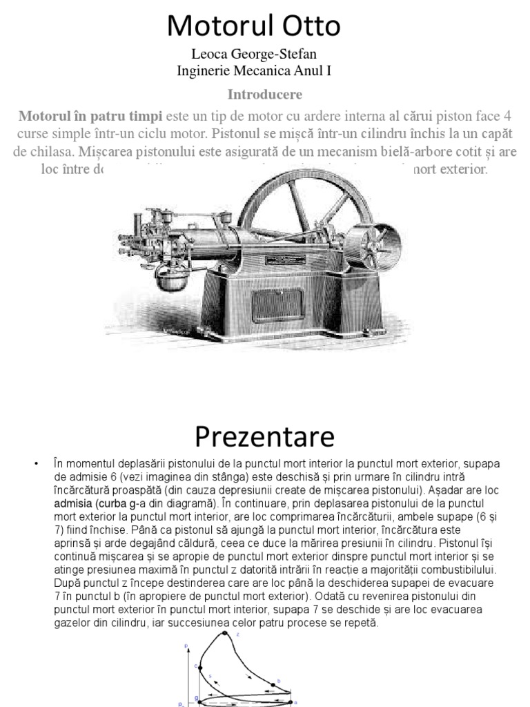 Motorul Otto PDF | PDF