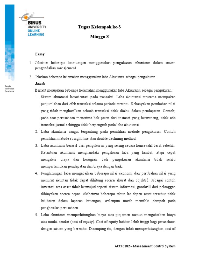 Management Control System | PDF Management Control System | PDF