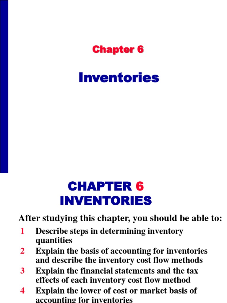 Chapter 6 Inventory | PDF Chapter 6 Inventory | PDF
