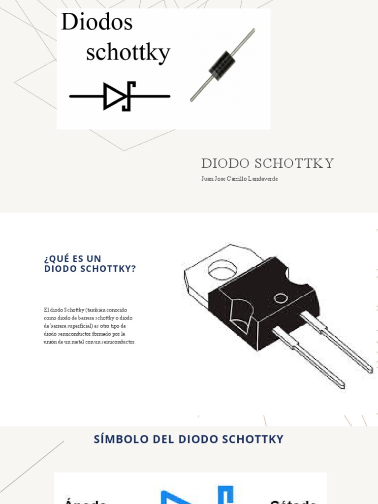 Diodo Schottky | PDF
