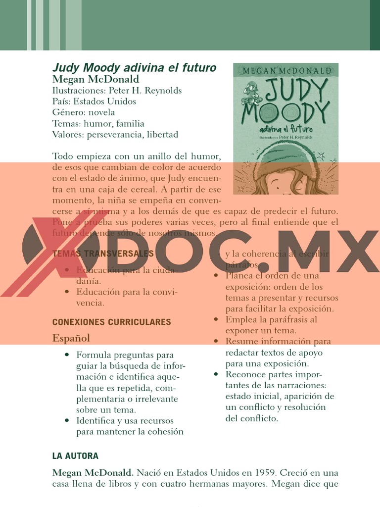 Xdoc - MX Judy Moody Adivina El Futuro | PDF