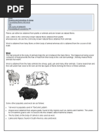 Science Class 7th Project On Information On Wool Yielding Animals From ...
