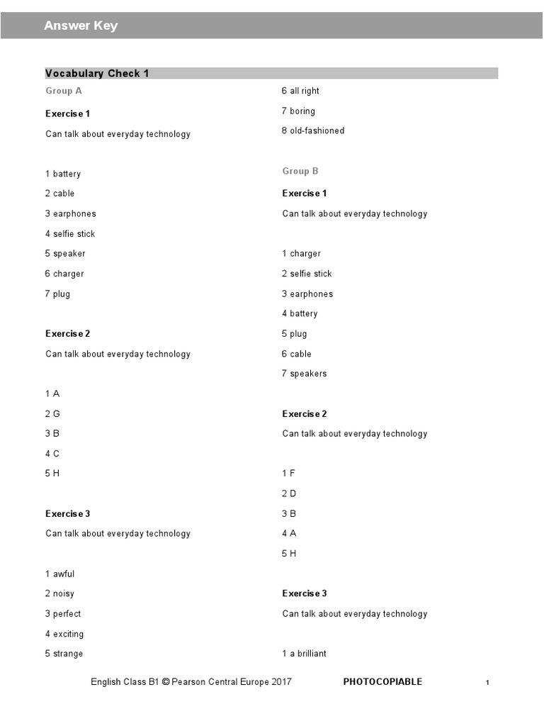 ECB1 - Tests - Answer Key English Class | PDF | Burglary | Crimes