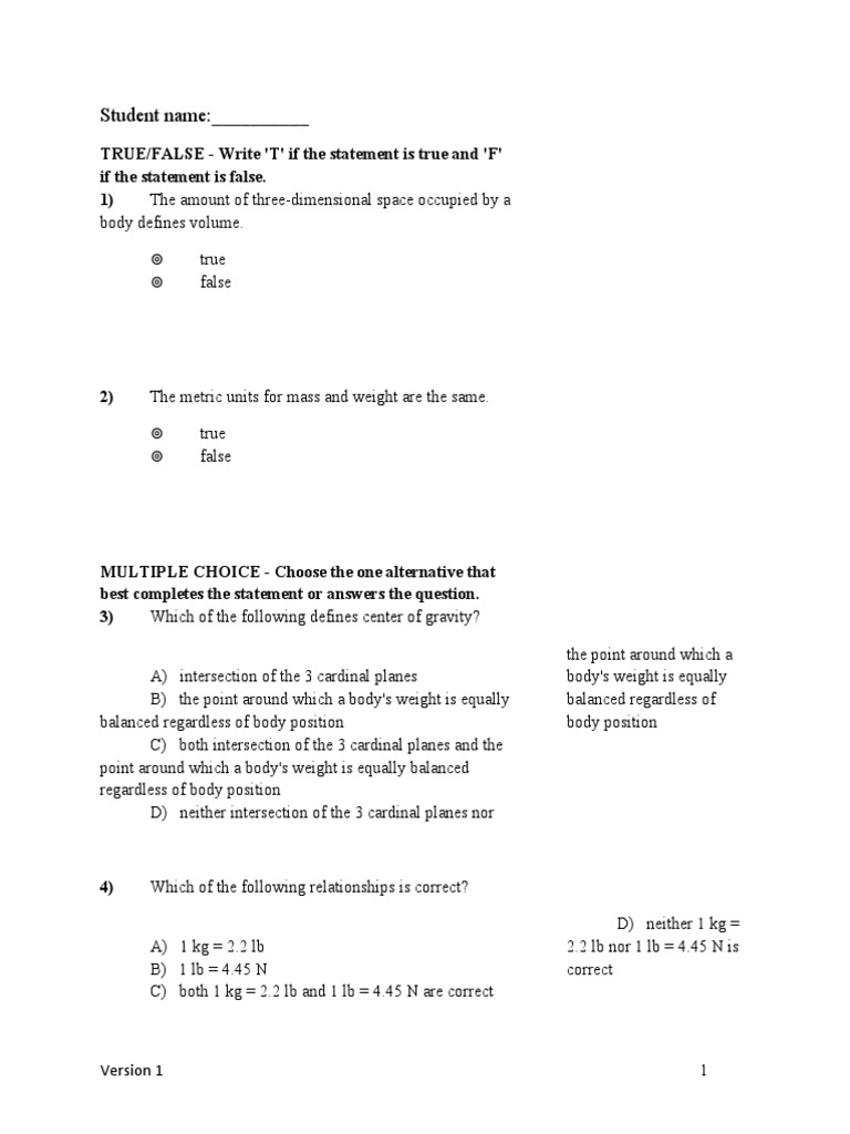 Basic Biomechanics 3 | PDF