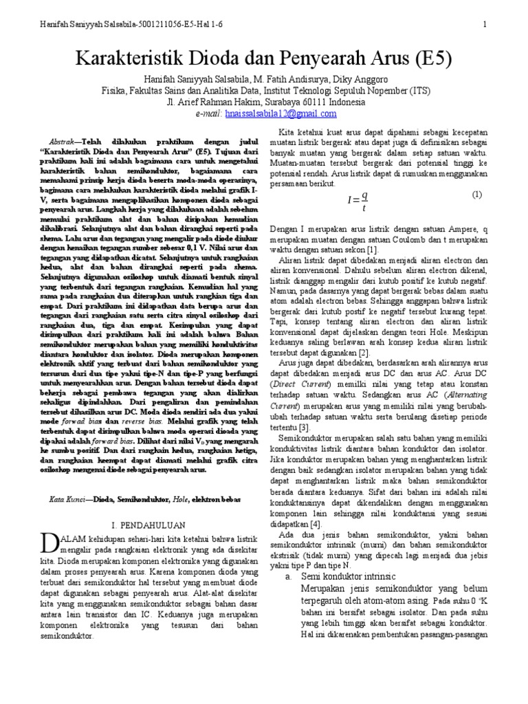 Lapres E5 | PDF | Sains & Matematika