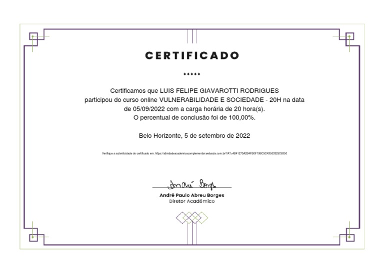 Certificado 3 | PDF