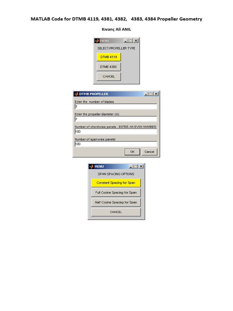 DTMB 4119 Propeller Geometry Code | PDF | Elementary Geometry ...