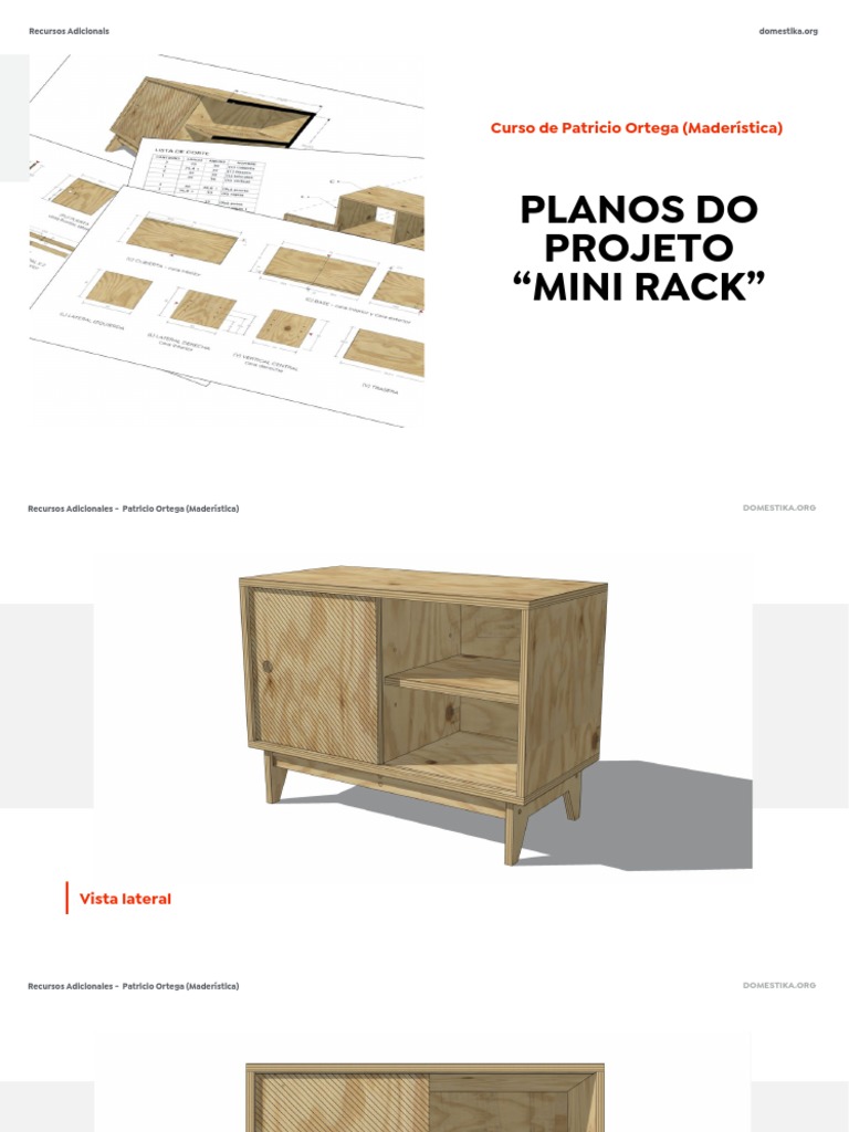 U3-02 - Planos Do Projeto - Mini Rack - PT | PDF