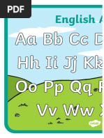 English Alphabet Display Poster A3 | PDF