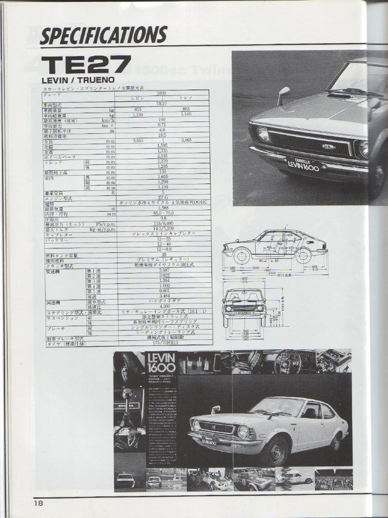 TRD Bible Part 3. Machine Specifications PDF | PDF