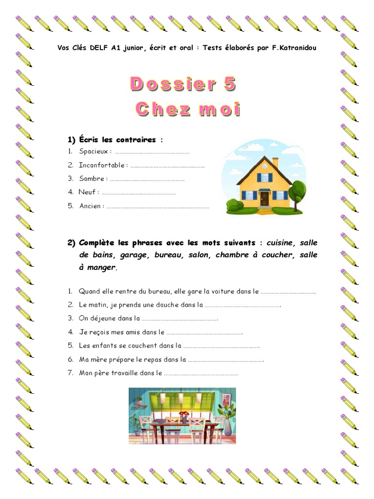 Tests DELF A1 Junior : Écrit et Oral | PDF