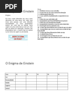 Teste de Einstein PDF | PDF