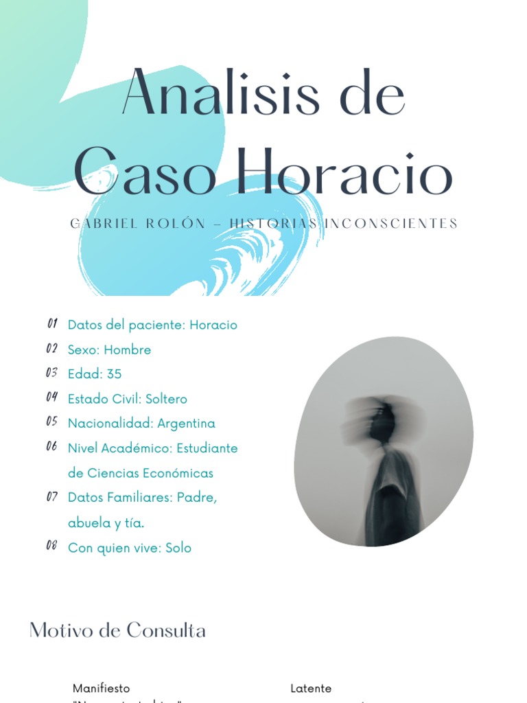 Analisis de Caso Horacio | PDF | Sicología