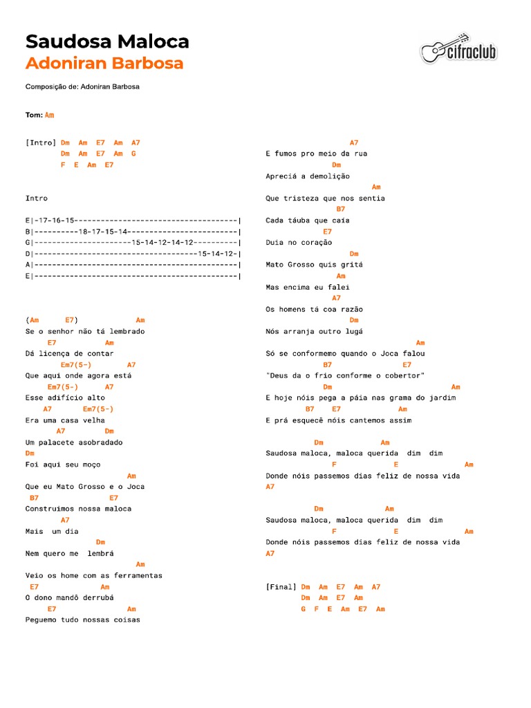 Saudosa Maloca | PDF
