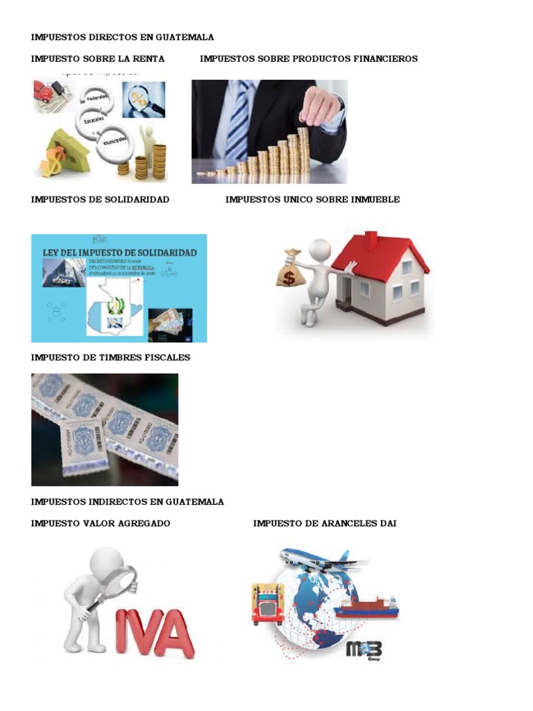 Impuestos de Guatemala | PDF