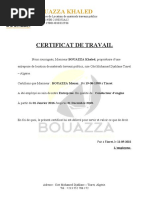 Attestation de Titularisation Employé | PDF
