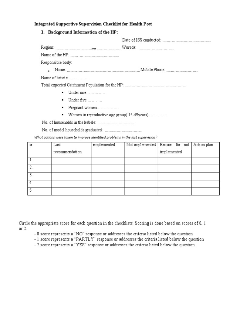 Checklist For HP Revised Health Promotion &DP | PDF | Family Planning ...