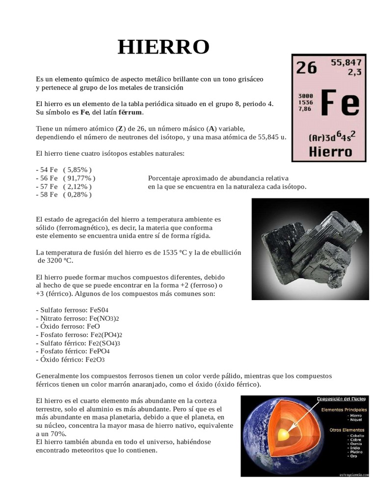 Hierro PDF | PDF