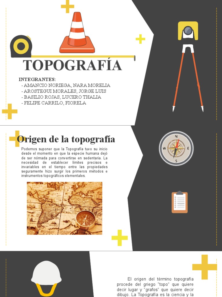 Diapositiva Topografía | PDF | Science | Geodesia