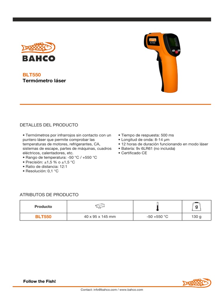 Bahco BLT550 | PDF