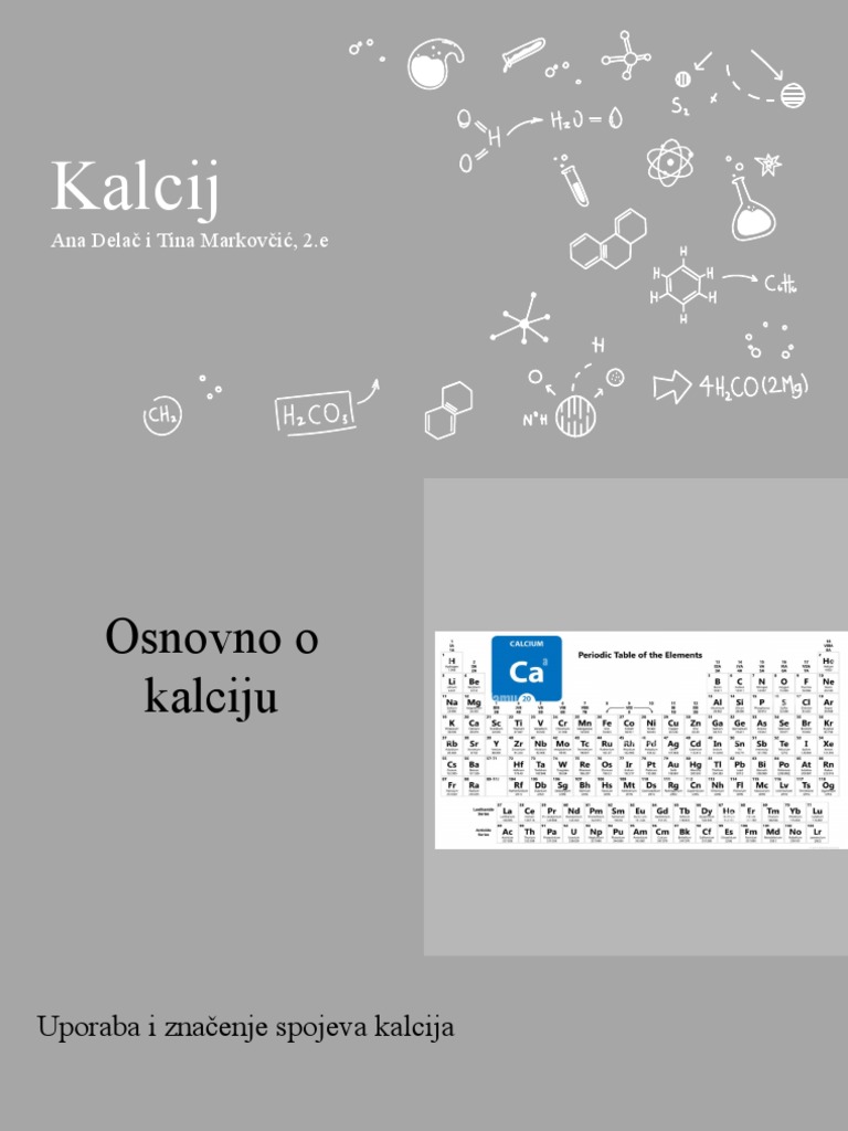 Kemija Kalcij 2e | PDF