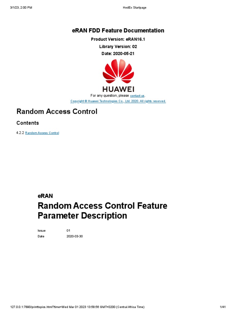 PRACH | PDF | Duplex (Telecommunications) | Computer Science