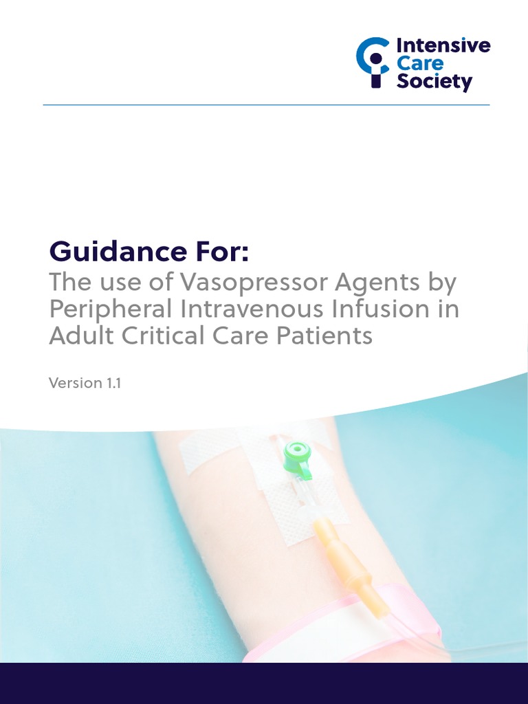 Peripheral_Vasopressor_guide_final | PDF | Intravenous Therapy | Clinical Medicine