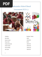 Math SBA Topic Ideas and Examples | PDF | Computers