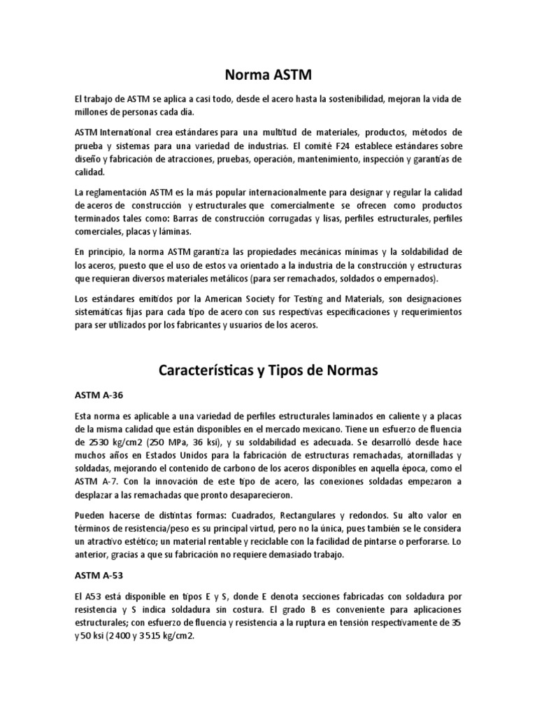 Norma Astm | PDF | Acero | El plastico